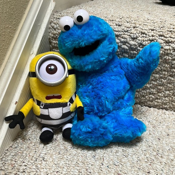 Toys | Cookie Monster And Minion Stuffies | Poshmark